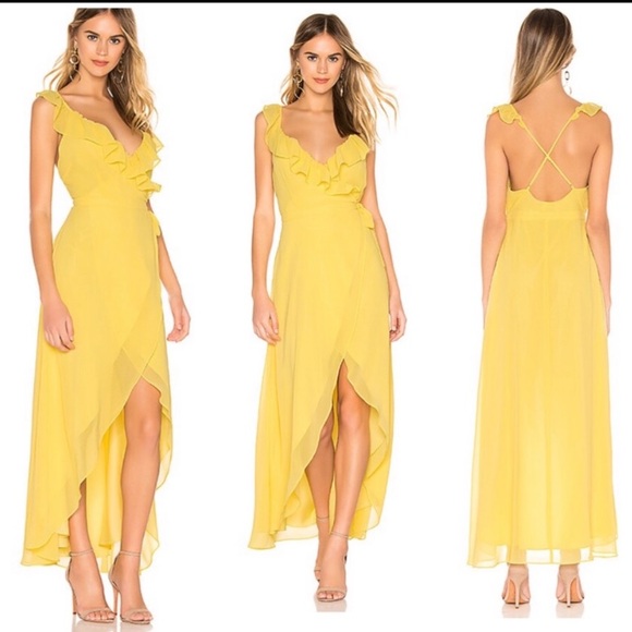 REVOLVE | Dresses | Yellow Formation Maxi Dress | Poshmark